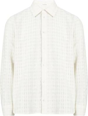 Won Hundred Chemise &agrave; carreaux en coton m&eacute;lang&eacute;