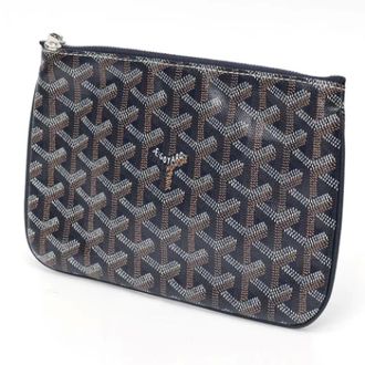 Goyard unisex, Pre-owned, Bleu, Taille: ONE Size Pochette en toile Pre-owned
