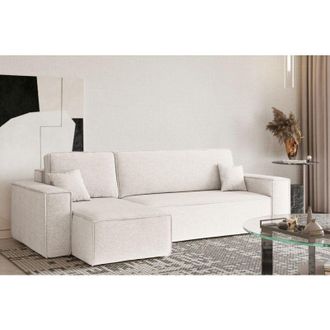 KAISER Ecksofa mit schlaffunktion und bettkasten, Sofa L-Form, Sofa L-Form BEST stoff Neve