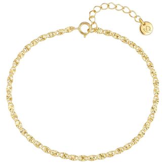 Glanzst&uuml;cke M&uuml;nchen Armband - Sterling Silber Armband - Gr. ONESIZE - in Gold - f&uuml;r Damen