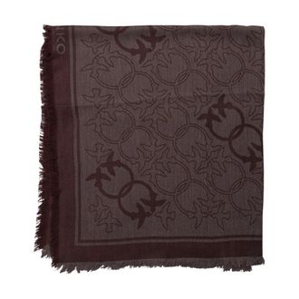 Pinko Bordeaux Schal Eleganter Stil - - Accessories - Damen - Braun - ONE SIZE