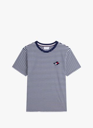 Tommy Hilfiger T-shirt ray&eacute; &agrave; manches courtes en coton