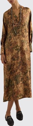Momoni Kleid Damen Farbe Military