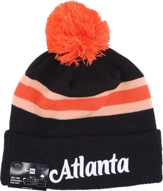 New Era NBA City Night Knit Pom Pom Hat - - Accessories - unisex - Schwarzk - ONE SIZE