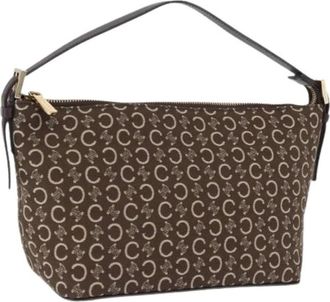 Celine Sac bandouli&egrave;re Macadam en toile Pre-owned - Femme - Pre-owned - Brun - Taille: ONE Size