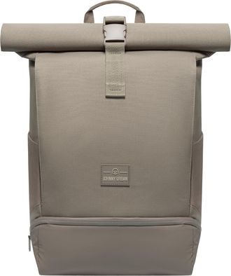 Johnny Urban Rucksack Damen & Herren Grau - Allen Medium - Rolltop Mit Laptopfach f&uuml;r Uni Fahrrad Business - 15L - Nachhaltig - Wasserabweisend