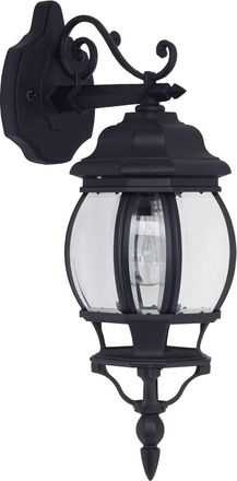 Brilliant Lampe Istria Außenwandleuchte hängend schwarz | 1x A60, E27, 60W, geeignet für Normallampen (nicht enthalten) | IP-Schutzart: 23 - regengeschützt