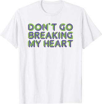 Elton John Offizieller Elton John Dont Go Breaking My Heart T-Shirt