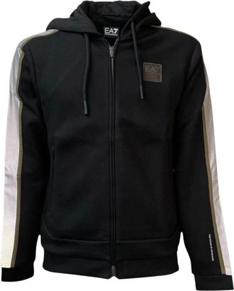 Emporio Armani Homme, Sweatshirts et sweats &agrave; capuche, Noir, Taille: XS Felpa