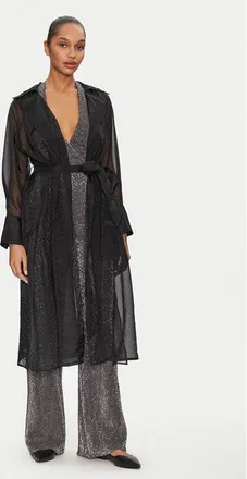Lola Casademunt Tenchcoat MS2502018 Schwarz Regular Fit