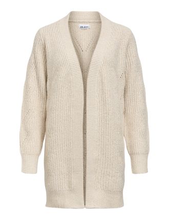 Object Objsally L/S Re Knit Cardigan Noos
