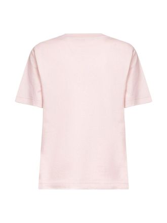 Burberry Womens Pink Cotton Ekd Sketch T-Shirt T-Shirts & Jerseys