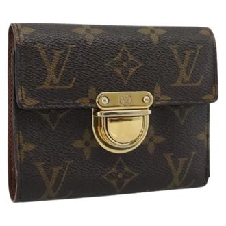 Louis Vuitton Portefeuille en toile Monogram Pre-owned - Femme - Pre-owned - Brun - Taille: ONE Size