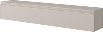 Selsey SENEY - TV-Tisch, TV-H&auml;ngeboard, Graubeige, 175 cm, Beige