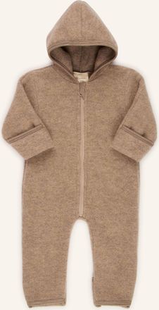 Engel Fleece-Overall braun