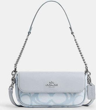 Coach Hailey Tasche Mit Umschlag Aus Signature-Canvas Mit Skizzen-Print