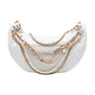 Chanel Sac bandouli&egrave;re matelass&eacute; Pre-owned - Femme - Pre-owned - Blanc - Taille: ONE Size