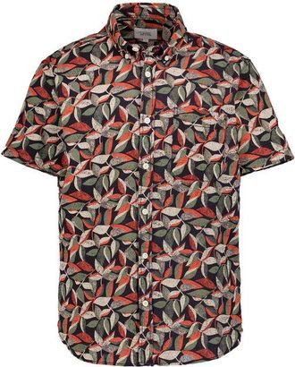 Camel Active Herren Hemd orange gebl&uuml;mt