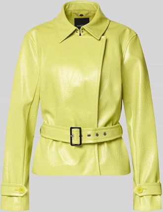Marc Cain Jacke mit G&uuml;rtel und &Auml;rmelriegeln