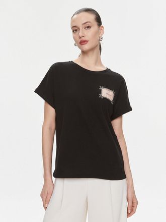 Twin-Set T-Shirt 241TP2211 Schwarz Regular Fit