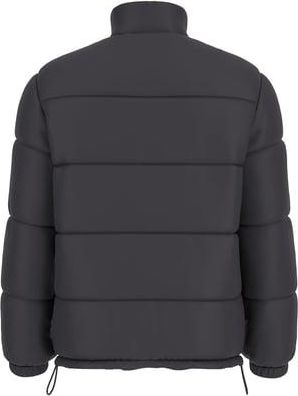 Guess Logo Pufferjacke - schwarz