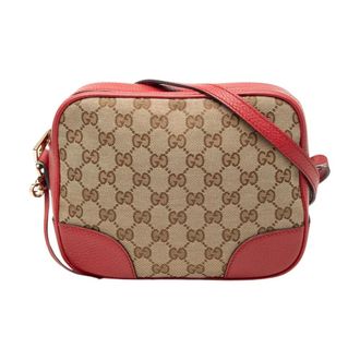Gucci Pre-owned Canvas Shoulder Bag - - Pre-owned - Damen - Rot - ONE SIZE