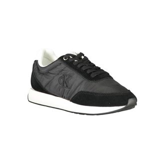 Calvin Klein Logo-Embroidered Sneaker - Black