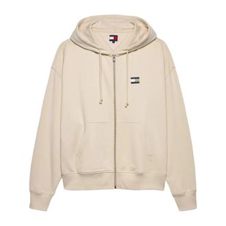 Tommy Jeans New Classic Zip-Hoodie - - Sweatshirts & Hoodies - Herren - Beige - XS