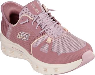 Skechers Slip-On Sneaker SKECHERS Vegan Slip-ins: Glide-Step Pro, Damen, Gr. 38, lila (dunkel mauve), Synthetik, Textil, Schuhe Sneaker, Sneaker, Slipper, Frei