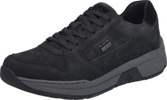 Josef Seibel Herren Low-Top Sneaker Mitchell 50,Weite H (Weit),Wechselfußbett,wasserdicht,straßenschuhe,Strassenschuhe,schwarz,46 EU
