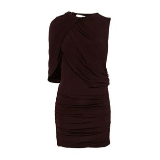 Magda Butrym Asymmetrisches Mini-Kleid mit Drapierung - - Dresses - Damen - Rot - XS