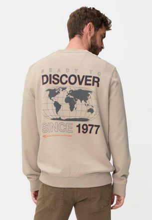 Camel Active Sweatshirt mit Backprint Langarm