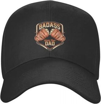 Generic Casquette de baseball tendance Badass Muay Thai Dad Casquette de baseball pour homme et femme Respirant Arts martiaux mixtes Wai Kru Chapeau de camion