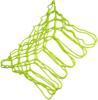 BESPORTBLE Leuchtendes Robustes Nylon Basketballnetz Outdoor Tragbar und Wetterfest mit Haken Standardgröße Einfach zu Montieren für Training Spielplatz und Spor