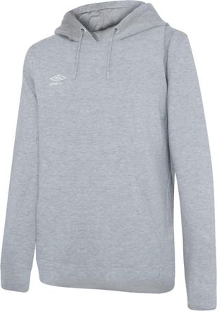 Umbro Damen/Damen Club Leisure Hoodie (Graumeliert/Wei&szlig;)