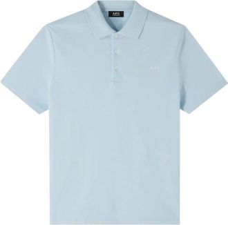 A.P.C. A.p.c., Homme, Tops, Bleu, Taille: XL Polo Standard