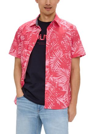 s.Oliver Kurzarmhemd mit Button-Down-Kragen