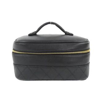 Chanel Sac &agrave; main en cuir dagneau doccasion - Femme - Pre-owned - Noir - Taille: ONE Size