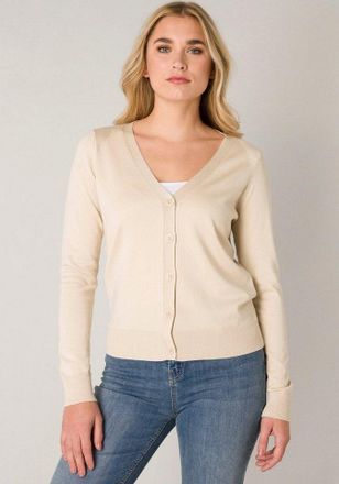 Base Level Strickjacke Yvon mit V-Ausschnitt