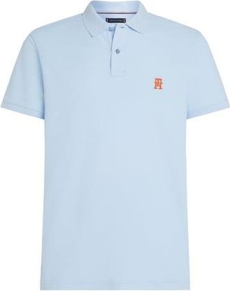 Tommy Hilfiger Baumwoll Polo in Blau