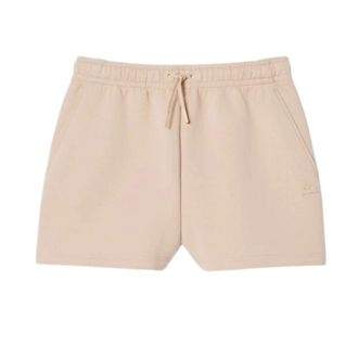 Lacoste Femme, Shorts, Beige, Taille: 38 FR Double Face Jersey Shorts