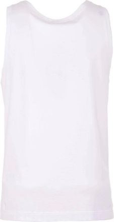 Dolce & Gabbana Homme, Tops, Blanc, Taille: M T-shirt &eacute;l&eacute;gant sans manches