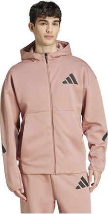 adidas Mens New Z.N.E. Zip-Hoodie Warm Clay S