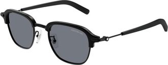 Montblanc Montblanc, Homme, Accessoires, Noir, Taille: 50 MM Mb0390S 003 Lunettes de soleil