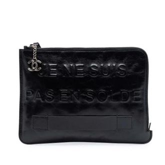 Chanel Pre-owned Vintage Clutch - - Pre-owned - Damen - Schwarzk - ONE SIZE