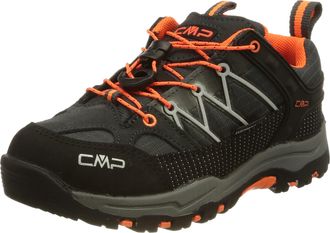 F.lli Campagnolo Kids Rigel Low Trekking Shoe WP Walking-Schuh, Antracite-Flash ORANGE, 37 EU