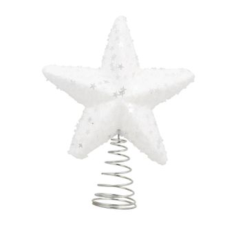 Garneck Weihnachtsbaumspitze Tannenbaumspitze Stern Aus Leichtem Schaumstoff Und Bruchsicher Fest Haltend Festliche Weihnachtsdeko Für Wohnzimmer Party Und Fa
