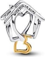 Pandora Moments 764145C00 Breloque en argent sterling avec alliage plaqué or 14 carats Compatible Moments