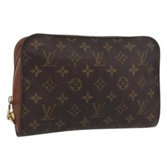 Louis Vuitton Pochette Vintage en Toile Monogram Pre-owned - Femme - Pre-owned - Brun - Taille: ONE Size