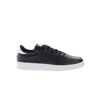 Reebok Club C85 El Schnürung schwarzer glatte Leder-Herren-Trainer BD5685